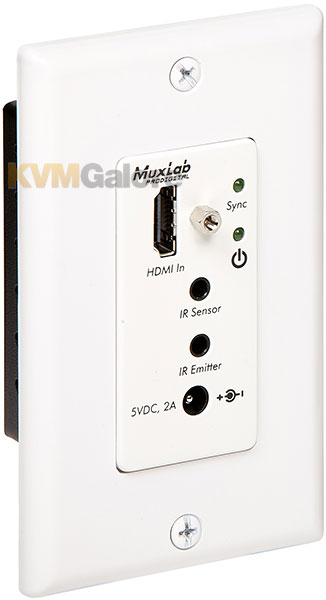 MuxLab | UHD-4K/60 HDMI Decora Wall-Plate HDBaseT Transmitter | 500451 ...