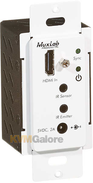 MuxLab | UHD-4K/60 HDMI Decora Wall-Plate HDBaseT Transmitter | 500451 ...