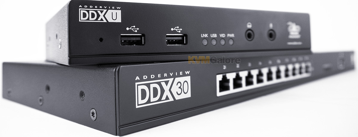 AdderView DDX30 | Single- dual-quad video matrix DVI/DisplayPort/VGA ...