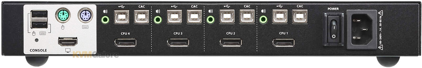 Aten Cs1184dp Secure 4 Port 4k Displayport Kvm Switch